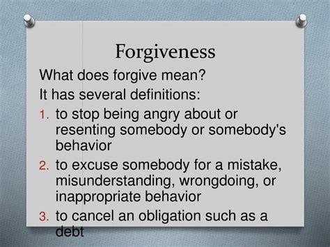 Ppt Forgiveness Powerpoint Presentation Free Download Id1457888