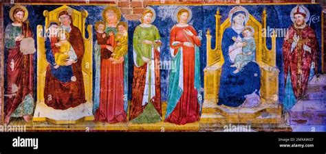 Frescoes In San Zeno Maggiore One Of The Most Beautiful Romanesque