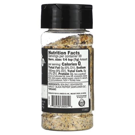 Kinders Seasoning The Blend Salt Pepper And Garlic 35 Oz 99 G