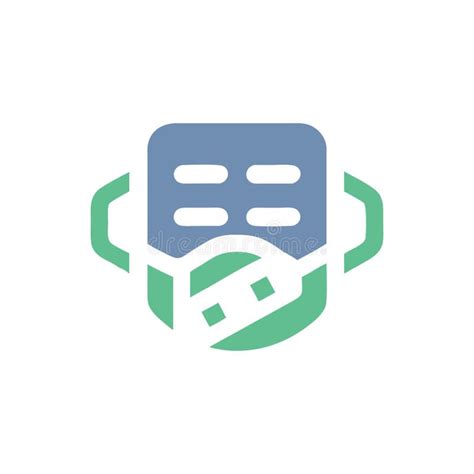 Icon Of Data Masking For Security Stock Image Illustration Of Data