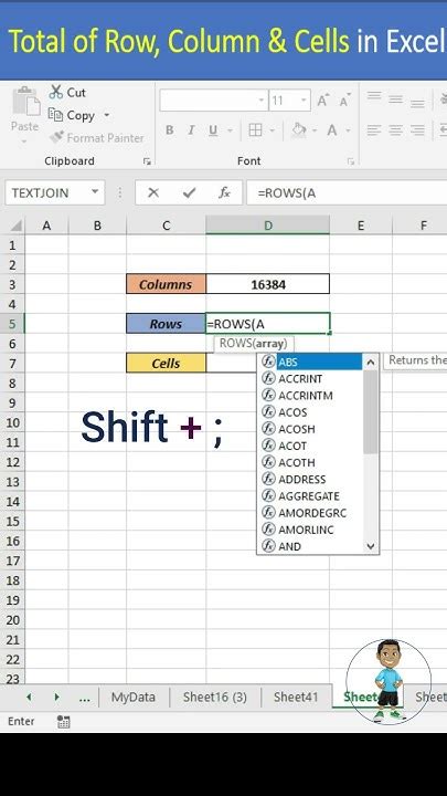 Total Of Rows Columns And Cells In Excel In Excel Excel Exceltips Exceltutorial Msexcel