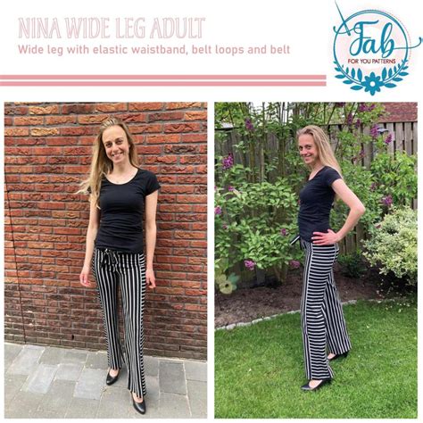 Nina Wide Leg Adult Eu28us00 Eu60us30 Fab For You Patterns