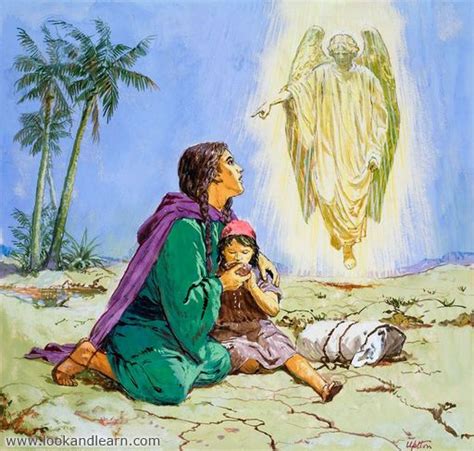 Hagar Ishmael And The Angel Bible Images Bible Art Bible Pictures