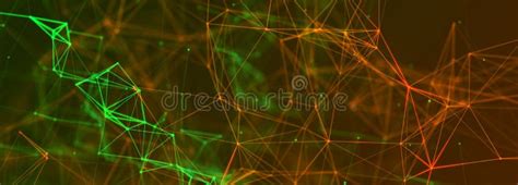 Technology Background Abstract Digital Combination Dots And Lines