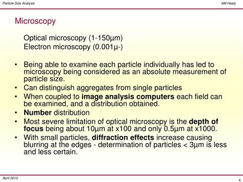 Ppt Particle Size Analysis Powerpoint Presentation Free Download Id167060