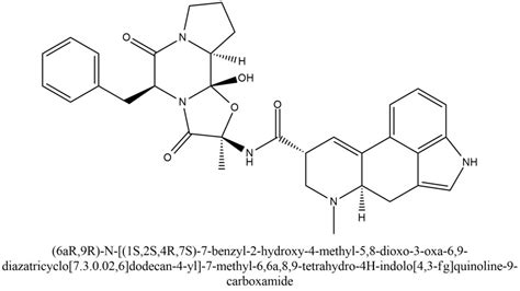 Ergotamin Synthesis Physico Chemical Properties And Pharmacology
