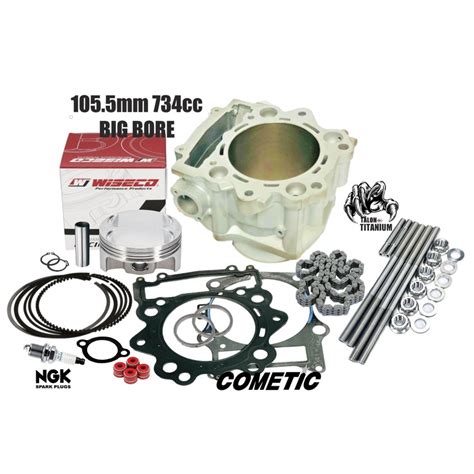Rhino Raptor 700 Big Bore Kit 1055 Rebuilt Top End Rebuild Assembly