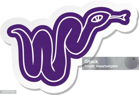 Stiker Kartun Ular Taman Ilustrasi Stok Unduh Gambar Sekarang Decal