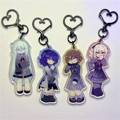 Project Sekai [pjsk] Nightcord At 25 00 Acrylic Glitter Keychains Etsy