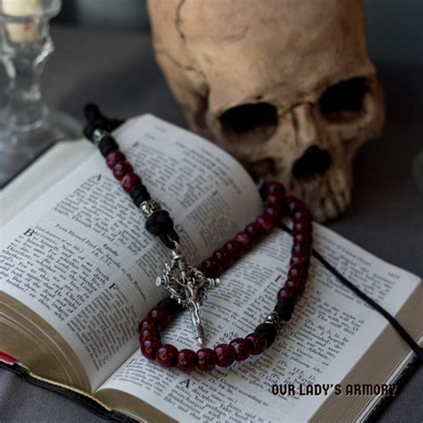 Memento Mori Paracord Rosary By Our Ladys Armory