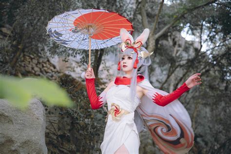 《王者荣耀》公孙离祈雪灵祝cosplay 次元岛