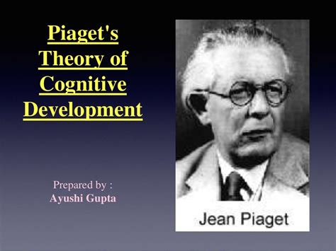Jean Piaget Theory Of Cognitive Development