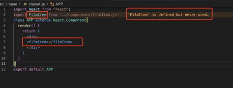 React组件已引入已使用，但是还是会报组件未使用的错误 好久不见 库克 博客园