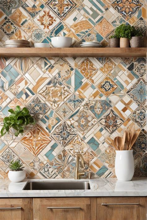 Making A Statement With Bold Backsplash Patterns Upgradesignblog