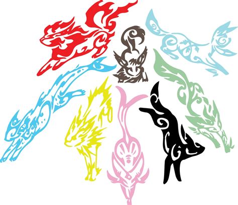 Bundle Eeveelution Layered Svg Png  Pdf Eps Digital Download