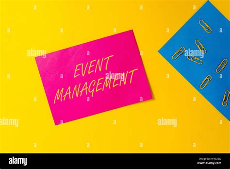 Conceptual Hand Writing Showing Event Management Concept Meaning
