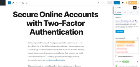 Rank Math Plugin For Optimizing Content Syntatics Inc