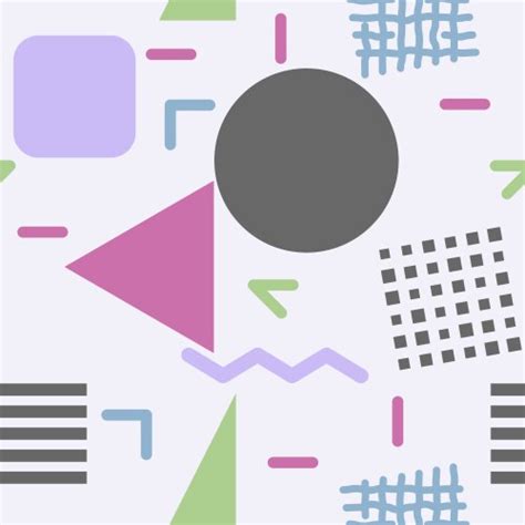 Abstract Background In Memphis Design Royalty Free Vector