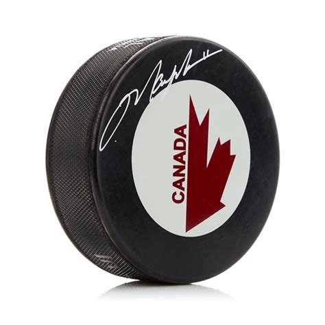 Lot Detail Mark Messier Team Canada Autographed Canada Cup Hockey Puck