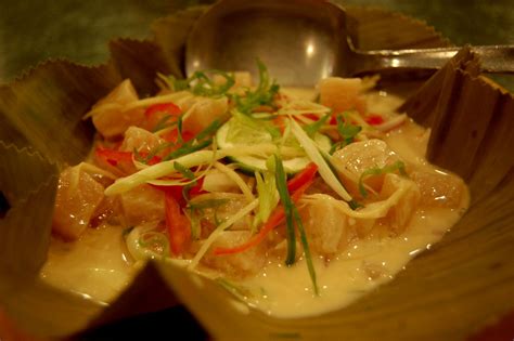 Kinilaw Na Isda Raw Grouper In Hot Coconut Milk At Cagay Flickr