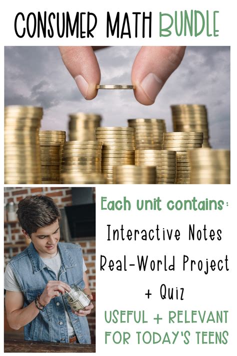 Consumer Math Financial Literacy Curriculum Bundle Consumer Math