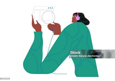 Software Tester Searching For Software Errors Analyzing Code Errors With A Magnifying Glass