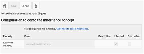 sling context aware configuration part 4 — using inheritance things