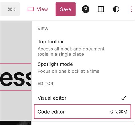 types of wordpress editors support