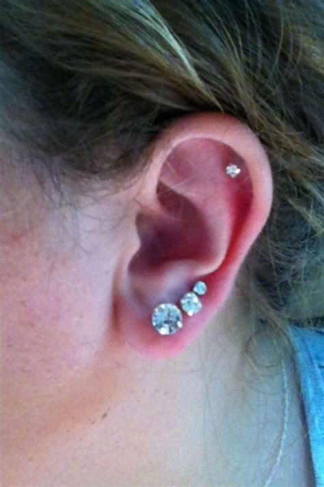 Third Holeeee Ear Piercings Ear Piercings Chart Pretty Jewellery