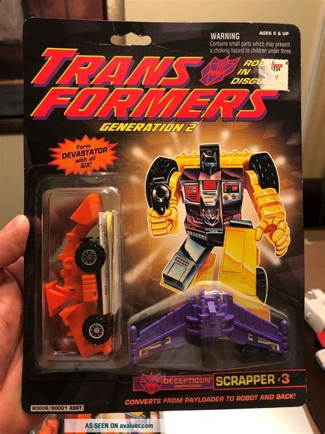 Transformers G2 Rare Constructicons Set Generation 2 Orange Kbte 6820971