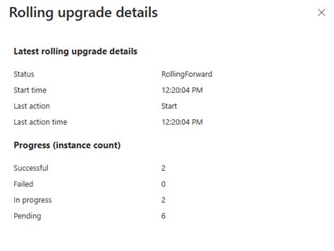 Virtual Machine Scale Sets에서 롤링 업그레이드 구성 Azure Virtual Machine Scale
