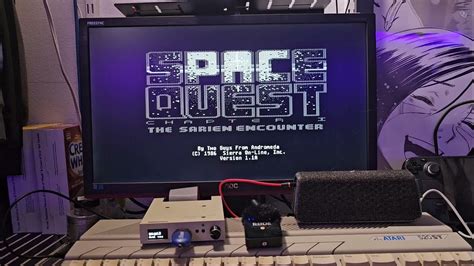 Atari St 520 Gotek Space Quest I Intro Youtube