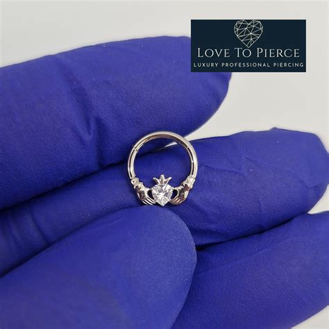 Claddagh Daith Clicker Love To Pierce