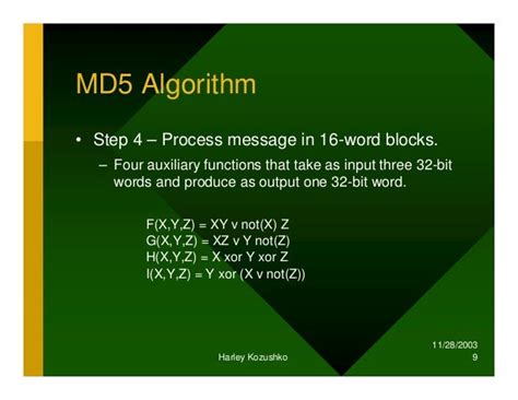 md 5 algorithm