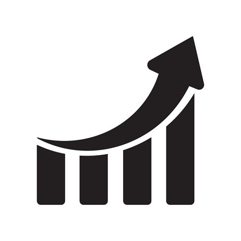 Graph Chart Icon Vector Growth Icon Symbol 25919516 Vector Art At Vecteezy