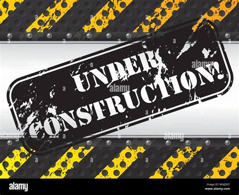 Under Construction Background Stock Vector Image And Art Alamy