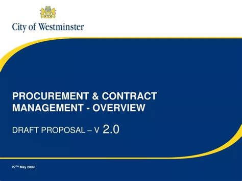Ppt Procurement And Contract Management Overview Powerpoint