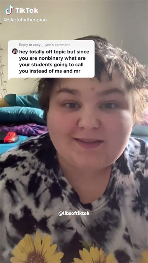 Libs Of Tiktok On Twitter “being Open About How I Feel Being Non Binary And Where I Fall On