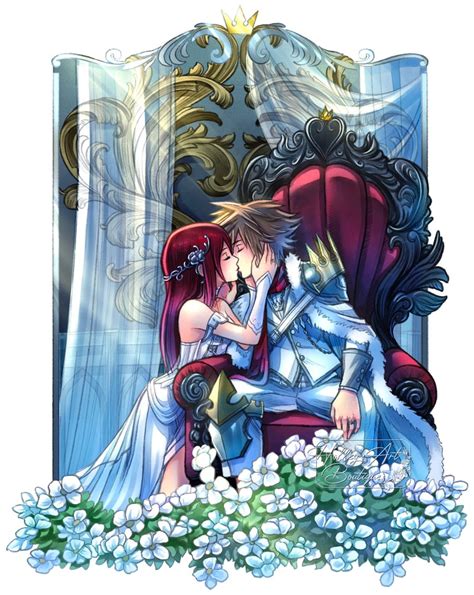 Kingdom Hearts 2 Sora And Kairi Kiss