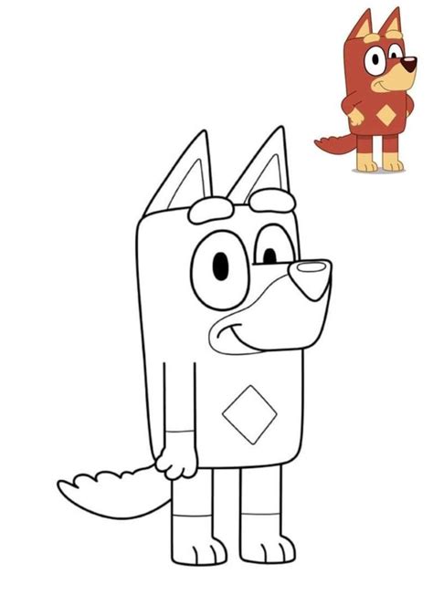 Free And Easy To Print Bluey Coloring Pages Livre De Couleur Coloriage