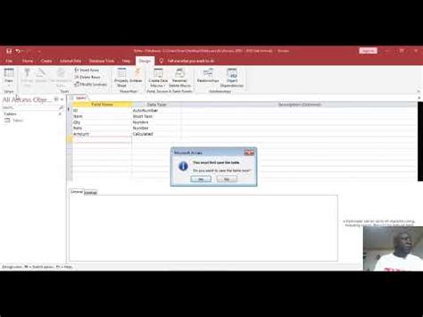 Simple Calculation In Ms Access YouTube
