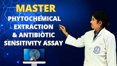 Master Phytochemical Extraction And Antibiotic Sensitivity Testing A