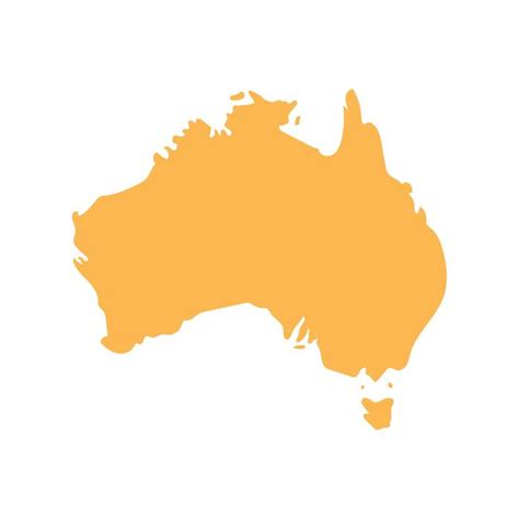 Australia Map Simple Vector Art Icons And Graphics For Free Download