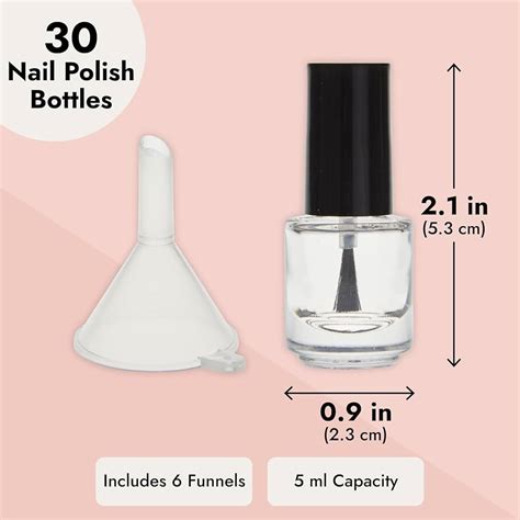 V Shape Unique Empty Nail Polish Glass Bottle Explained From A To