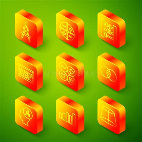 Set Line Drawing Compass Xyz Coordinate System Abacus Calculator Mathematics Sets And B