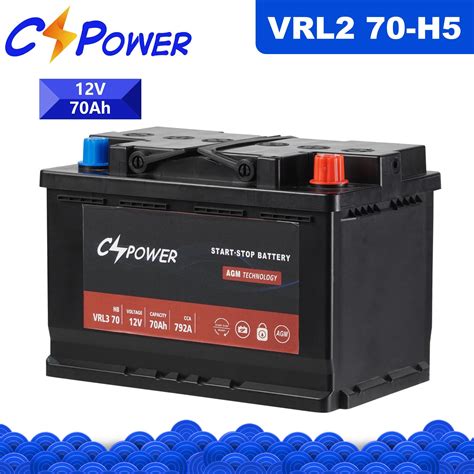 Cspower Rechargeable Car Battery 12v 70ah With 2 Years Warranty Car