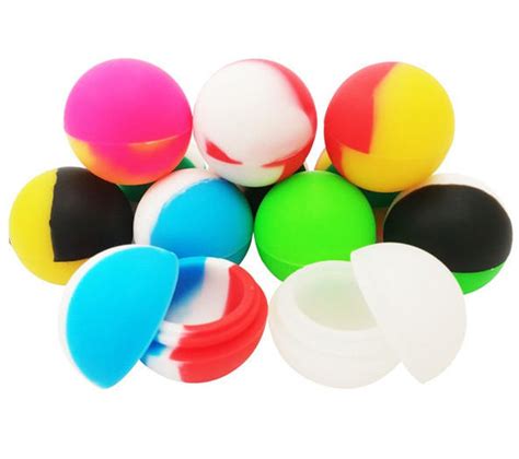 8ml Silicone Soccer Ball Container 50pcs Silicone Container Soccer Ball 8ml Smoketokes