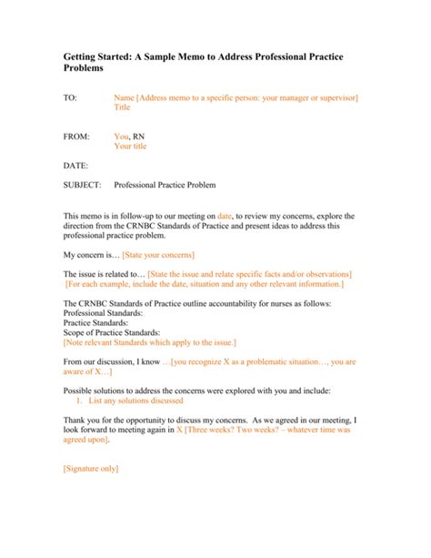 Problem Solution Memo Sample At Hayley Savige Blog