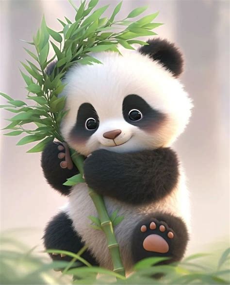 Wallpaper Cute Panda Pandalar Panda Şirin çizim
