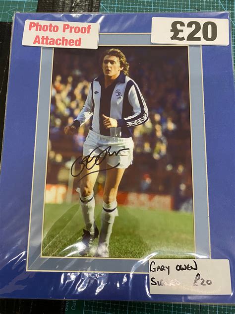 West Bromwich Albion Gary Owen Personally Signed Photograph